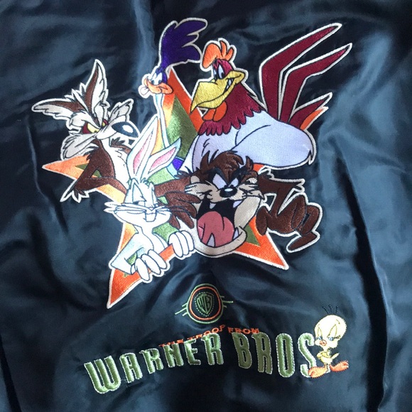 Warner Bros. | Jackets & Coats | Authentic Vintage Warner Bros Studio ...